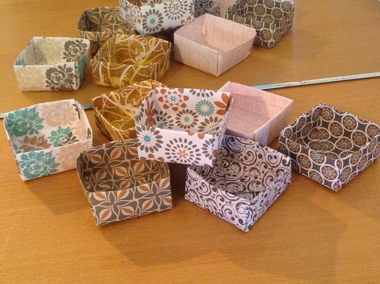 Crafting@Home: Origami Boxes